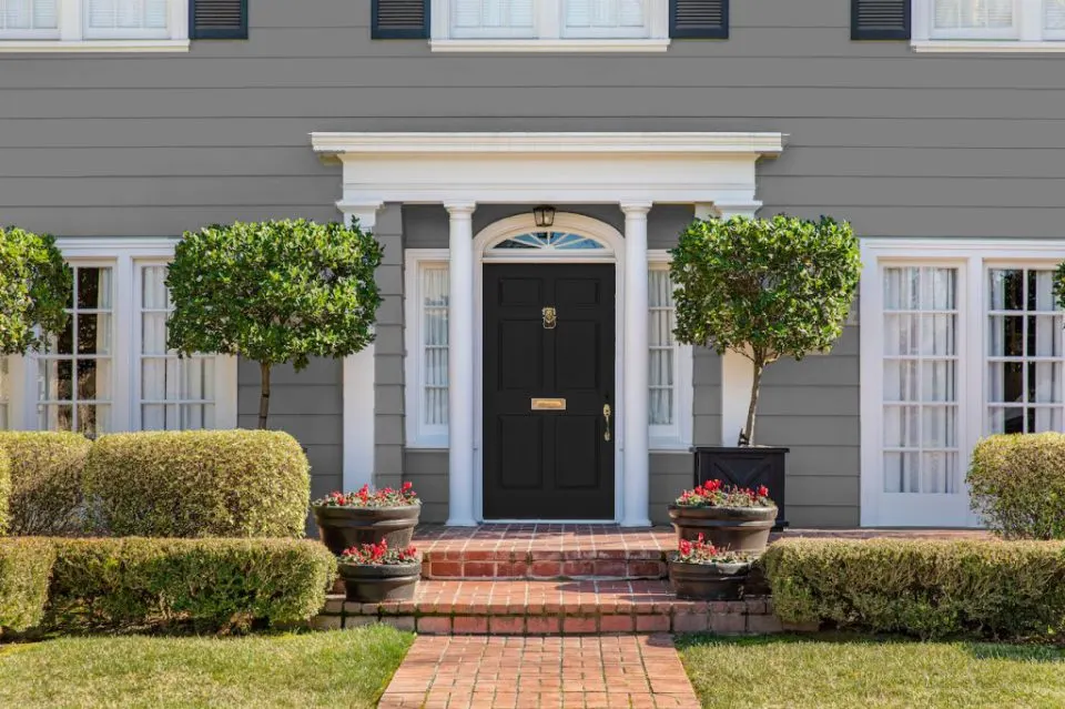 20 Front Door Colors to Enhance Your Gray House