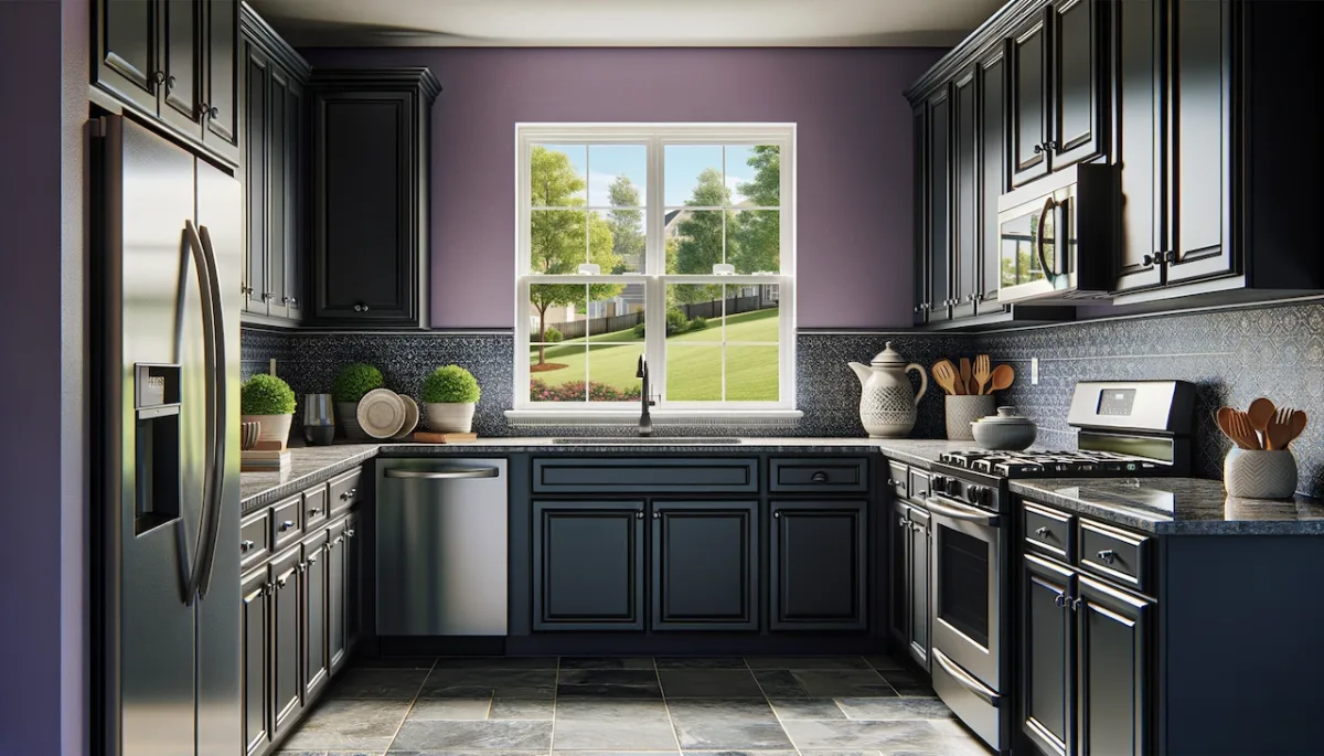 21 Gorgeous Wall Colors to Accentuate Black Kitchen Cabinets