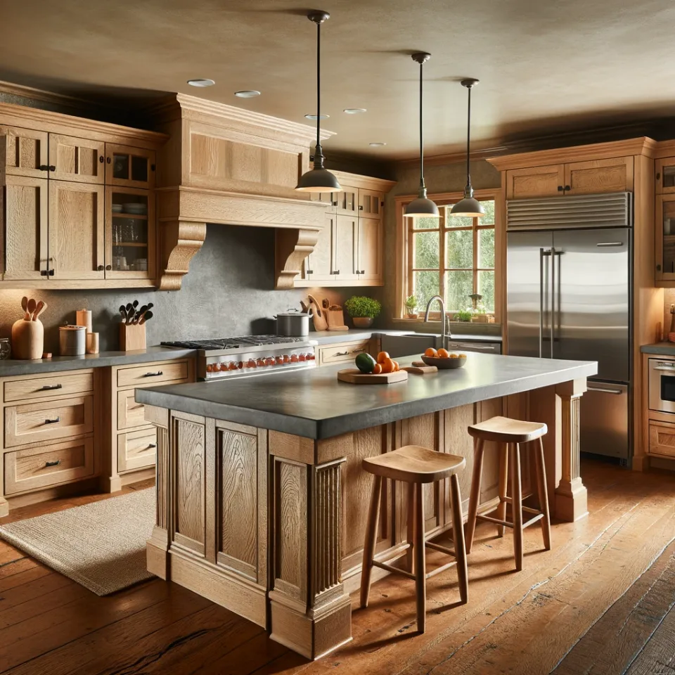 16 Captivating Countertop Colors to Harmonize with Oak Cabinets