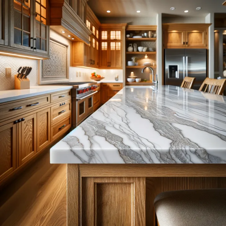 16 Captivating Countertop Colors to Harmonize with Oak Cabinets