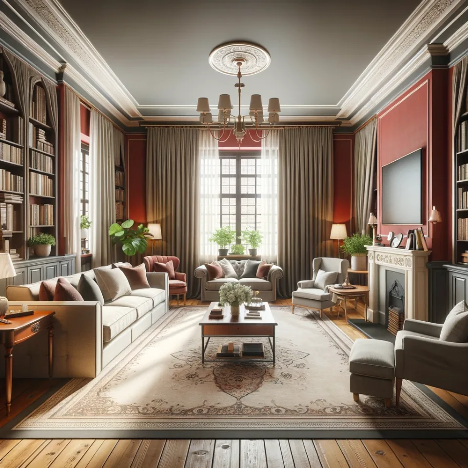 14 Spectacular Curtain Colors to Complement Red Walls