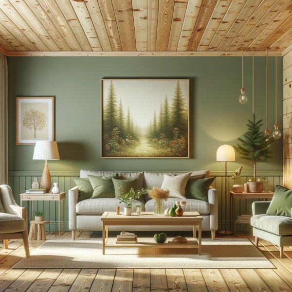 15 Stunning Wall Colors to Complement Knotty Pine Ceilings