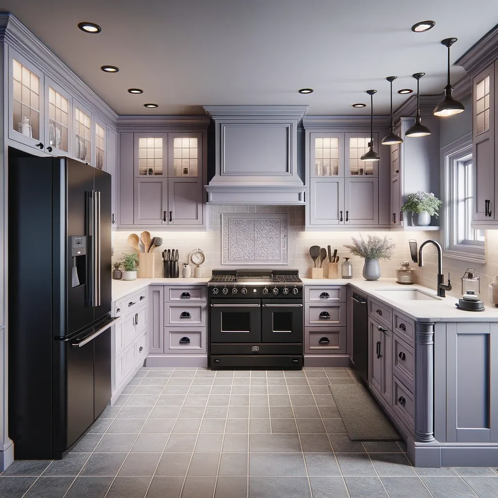 16 Stunning Cabinet Colors for Black Stainless Steel Appliances