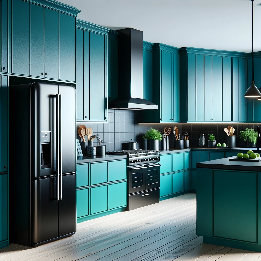 16 Stunning Cabinet Colors for Black Stainless Steel Appliances