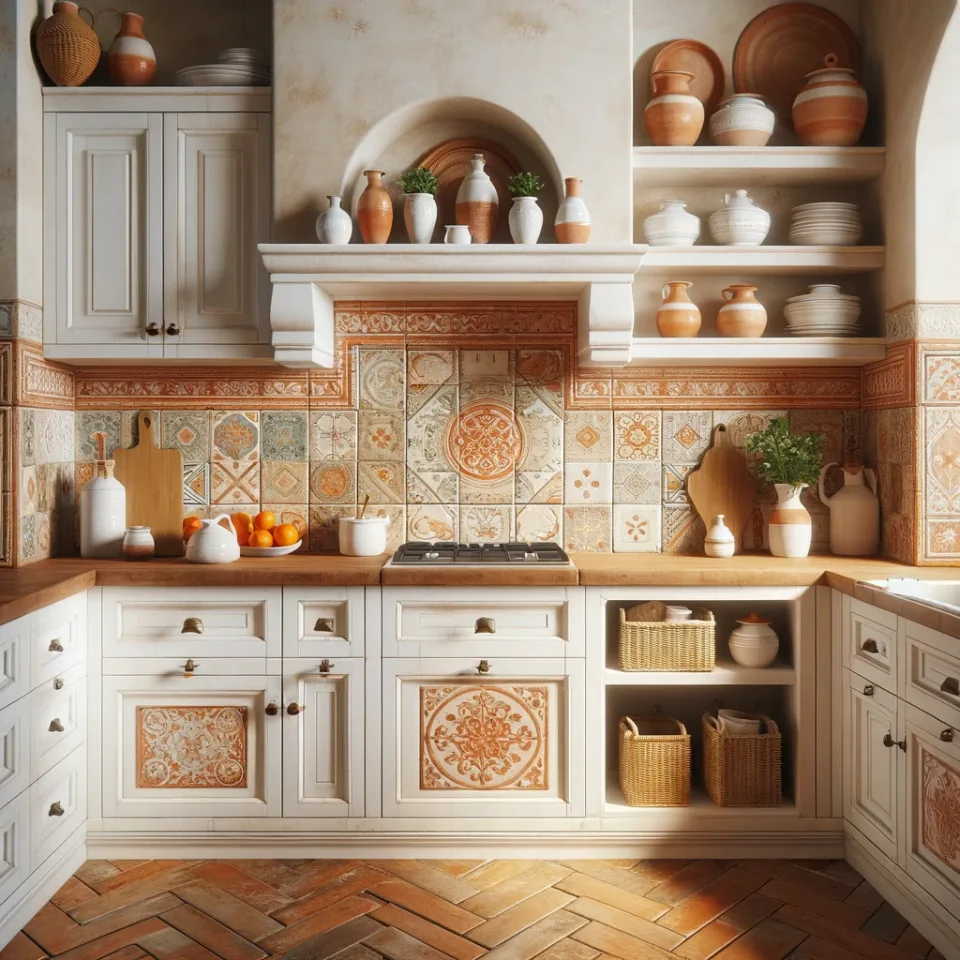 20 Spectacular Backsplash Colors for White Kitchen Cabinets