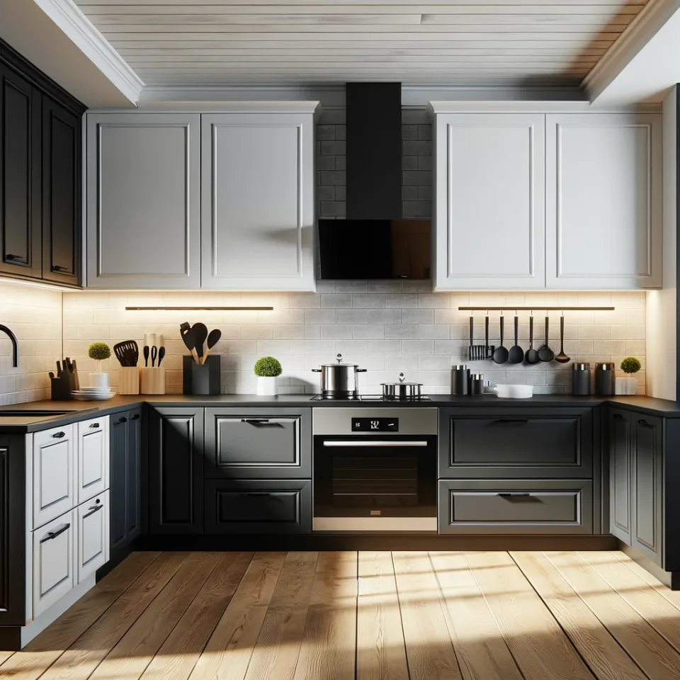 16 Spectacular Two-Toned Kitchen Cabinet Ideas