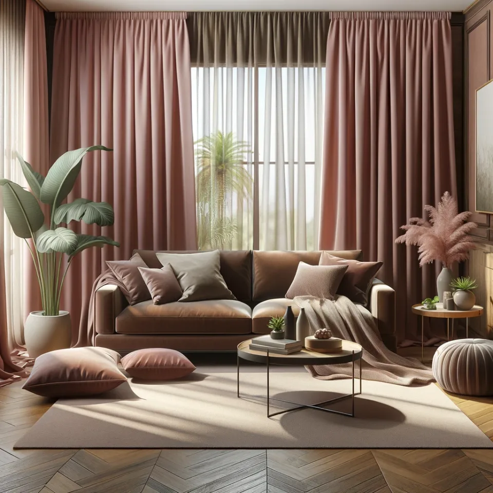 Curtain Colors for a Brown Couch: 17 Gorgeous Options