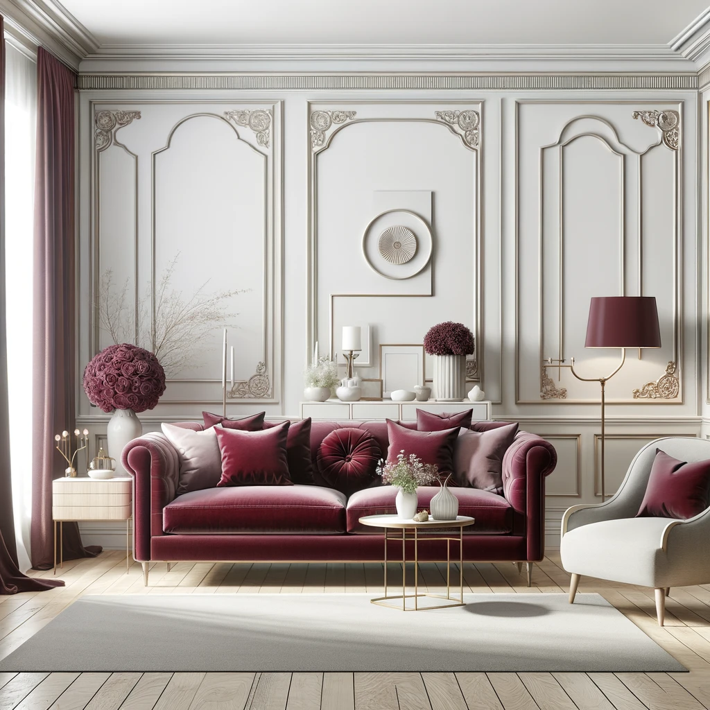 15 Striking Wall Colors to Enhance Your Burgundy Sofa!
