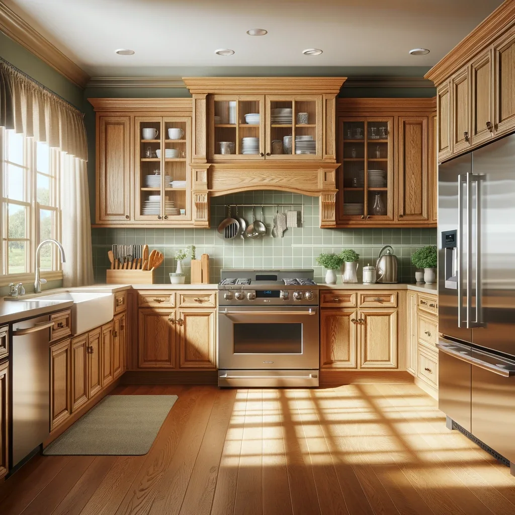 20 Striking Wall Colors to Make Your Oak Kitchen Cabinets Pop!