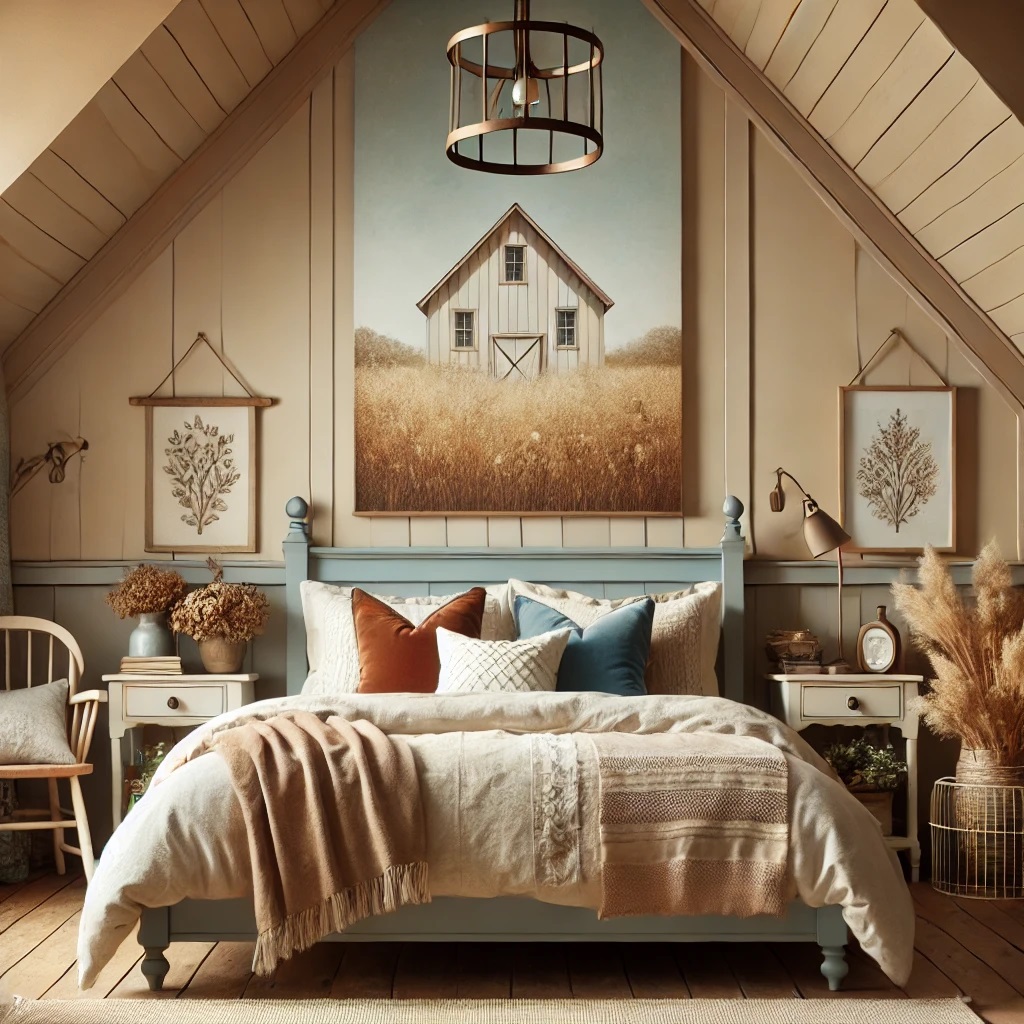 8 Cozy Farmhouse Bedroom Wall Color Ideas